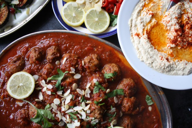 Cook for Syria, Lamb Meatballs and Spiced Aubergine – Wish to Dish