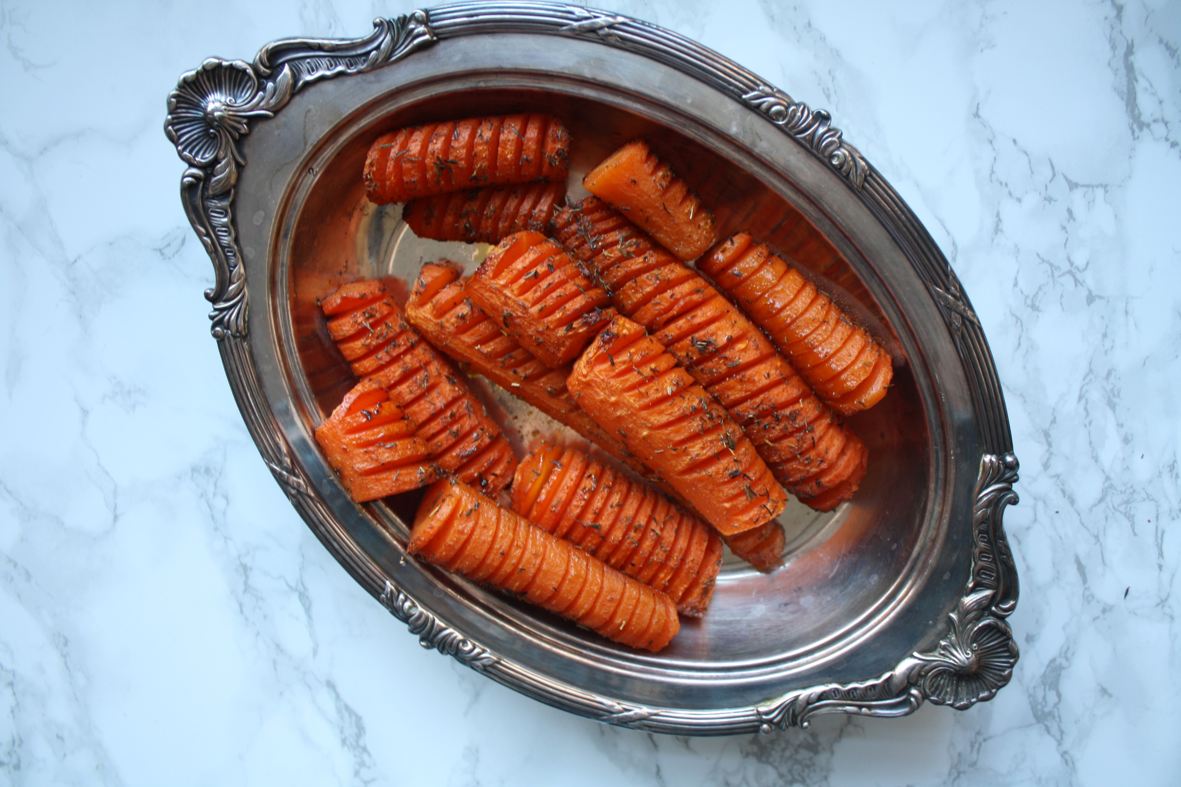 Spiced Honey Roasted Hasselback Carrots – Wish to Dish