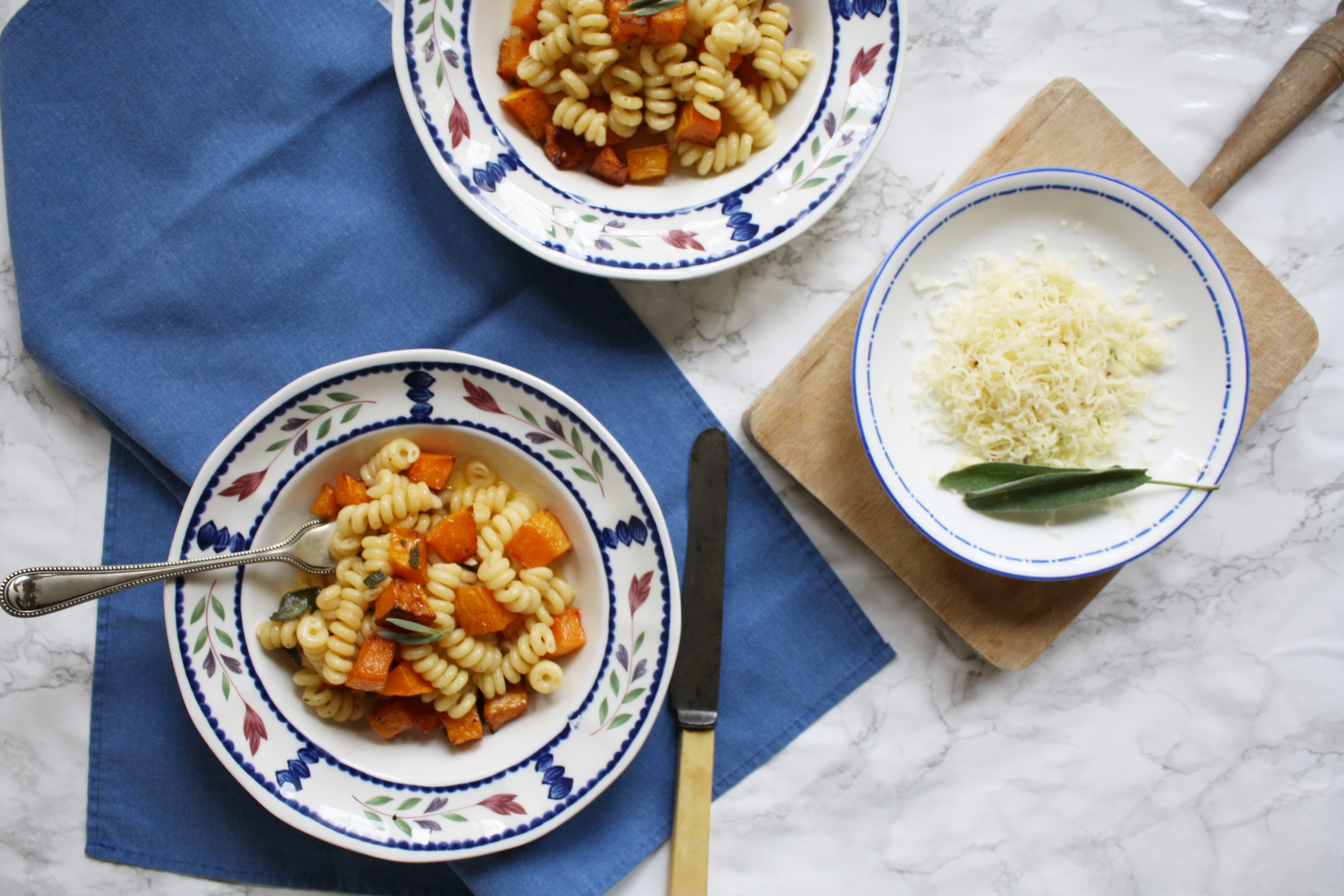 Sage Brown Butter and Butternut Squash Fusilli – Wish to Dish